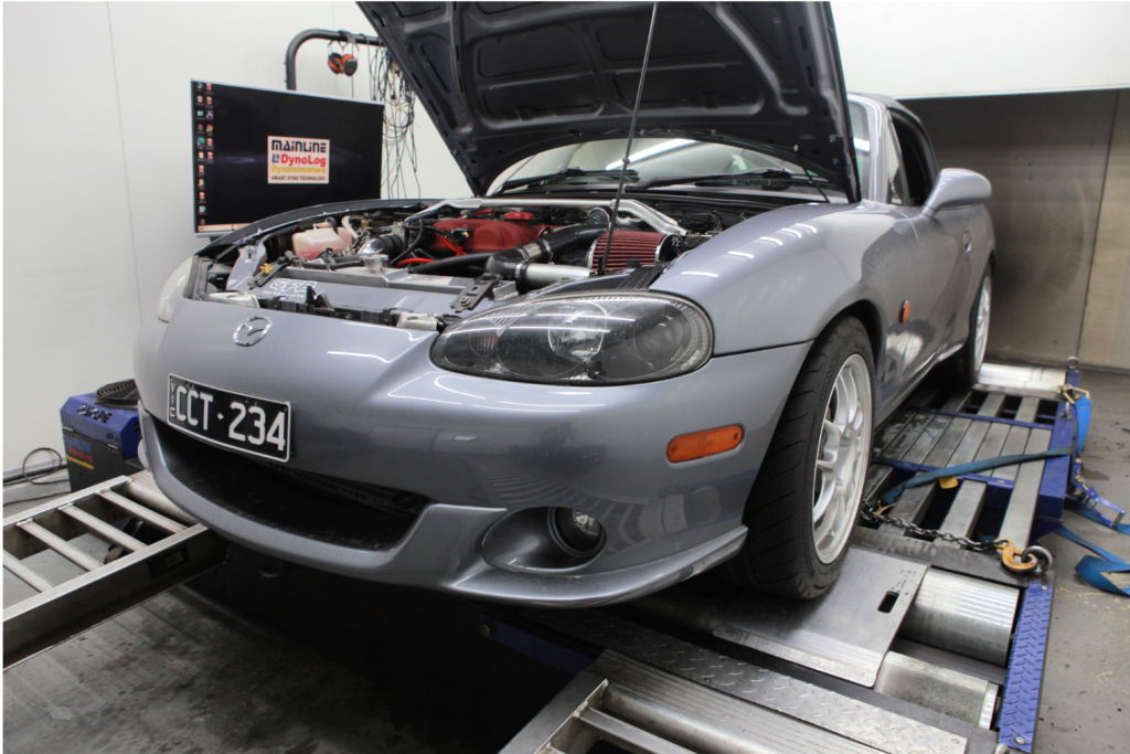Mazda MX5 BP 1.8 Turbo | Stage 2 | 179kW | Vipec ECU Dyno Tune Melbourne